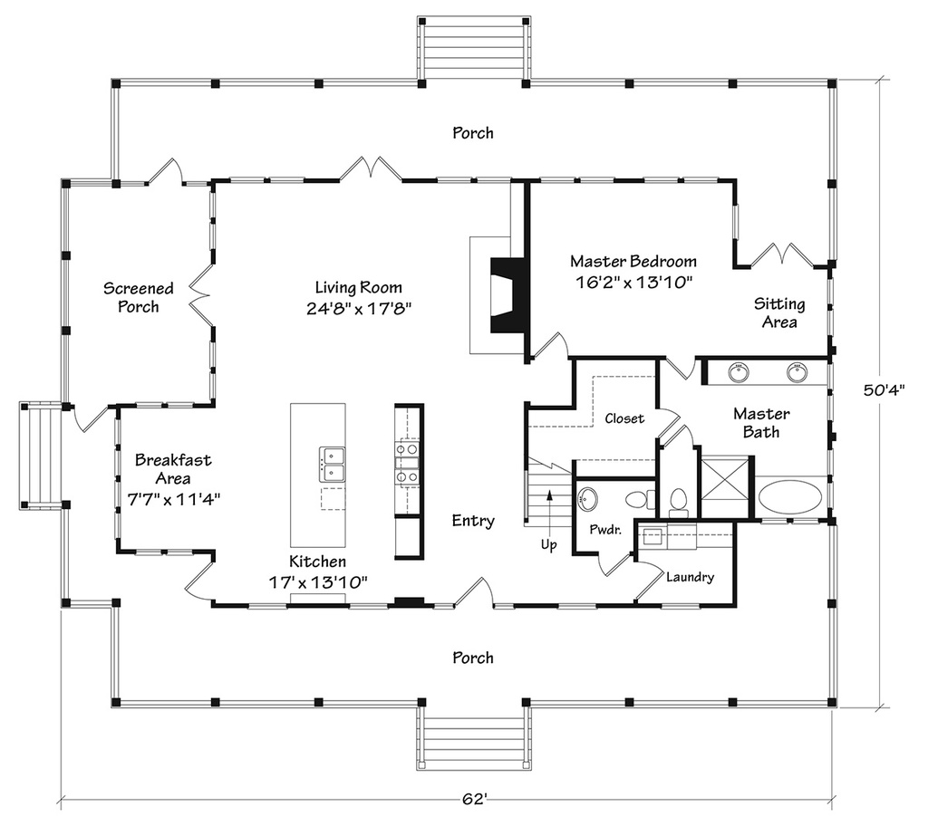 Shoreside Homestead House Plan | Southern Living House Plans