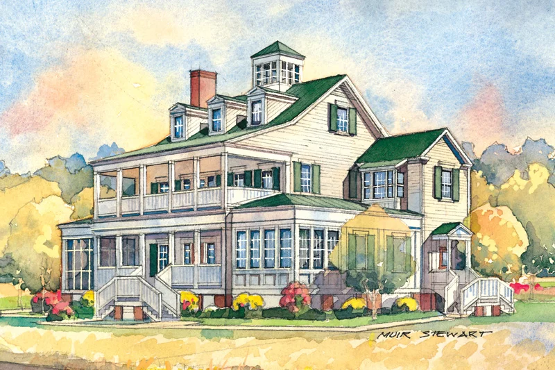 Captains Watch House Plan | Southern Living House Plans