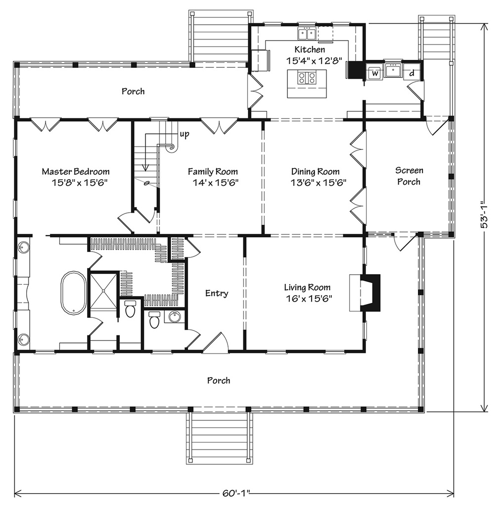 Lafayette Parish House Plan | Southern Living House Plans
