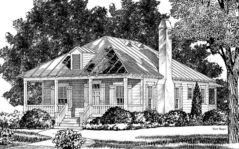 Holly Grove House Plan | 2-Bedroom Small House Design