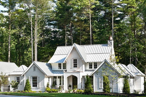 Built House Plan Four Gables