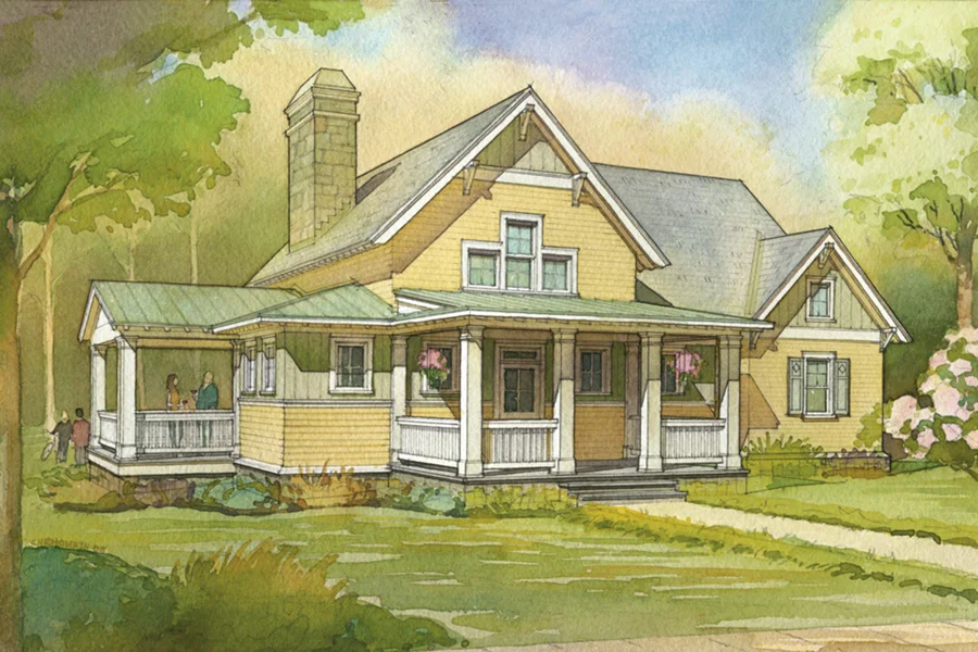 Piedmont Cottage House Plan | Southern Living House Plans