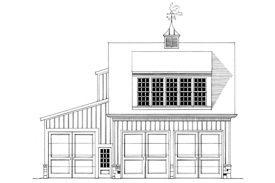 Barn Loft Garage Plan | Southern Living House Plans