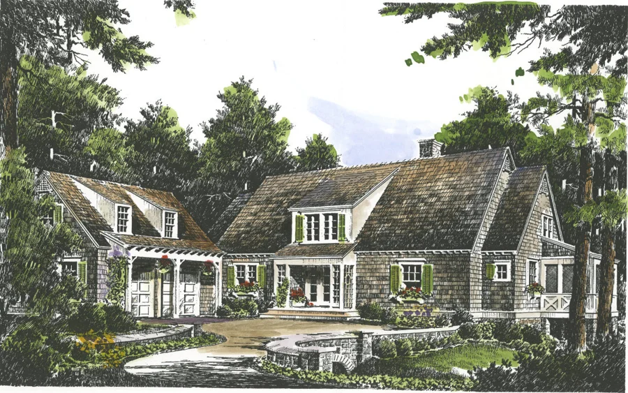 Chestnut Hill Alternate House Plan | Southern Living House Plans